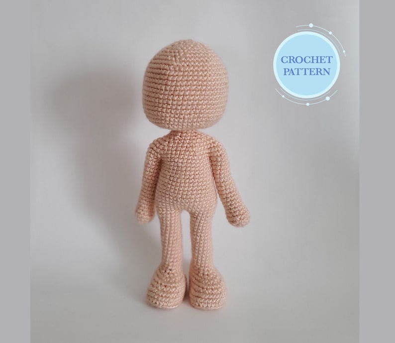 Doll Base Amigurumi Body Version 3 - Etsy
