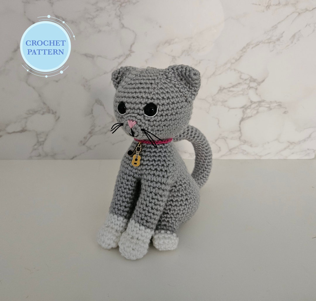 Cat Crochet Pattern Amigurumi Kitty Cat - Etsy