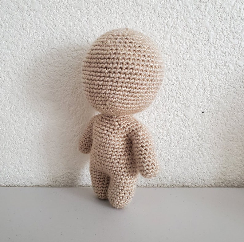 Chibi doll body base crochet amigurumi pattern | Etsy