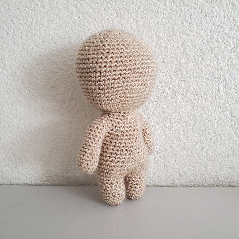 Chibi doll body base crochet amigurumi pattern | Etsy