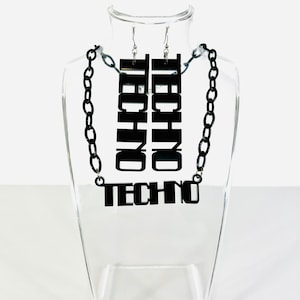 Techno Choker (edm Choker, Rave Accessories, Techno Music, Festival ...