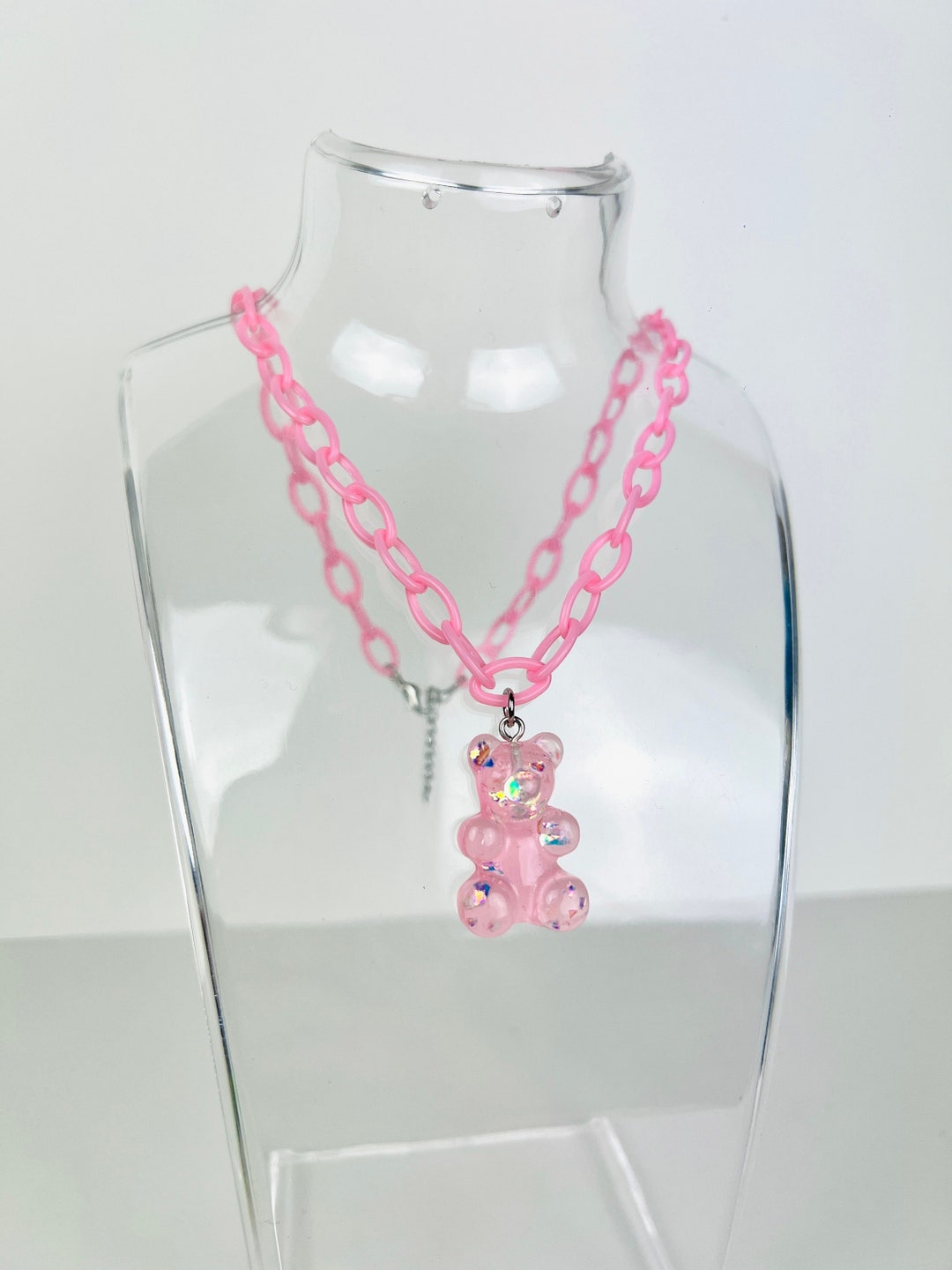 Sparkle Yummy Gummy Necklace (rave Accessories, Festival Jewelry, Music ...