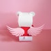 Cupid Teddy Bear Template: DIY 3D Flower Gift Box (SVG, Studio, S&C ...