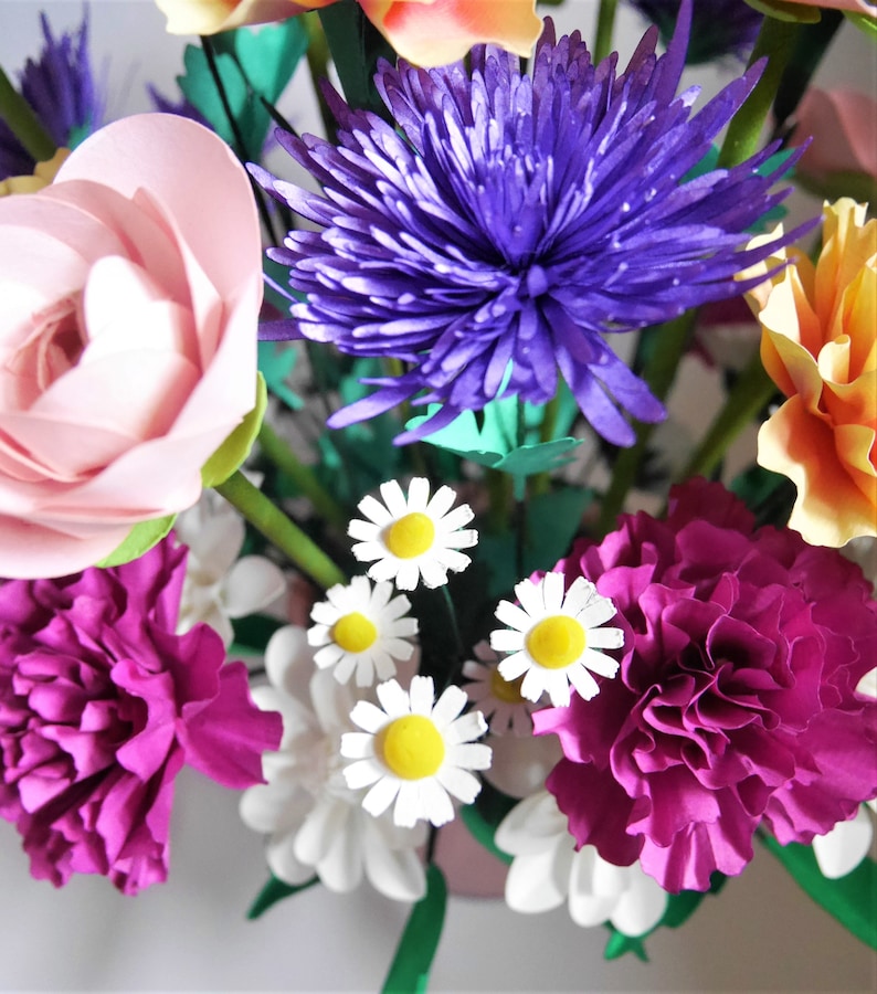 Daphne Paper Flowers Templates Video Tutorial Instant - Etsy