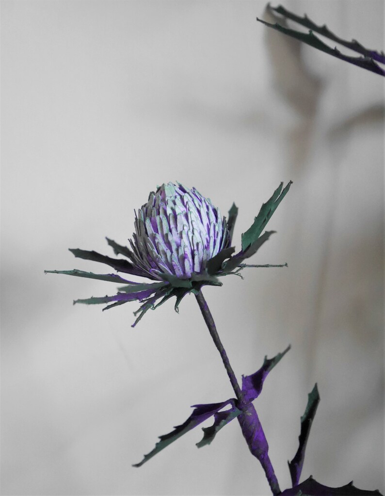 Thistle Paper Flower Templates Instant Download SVG - Etsy