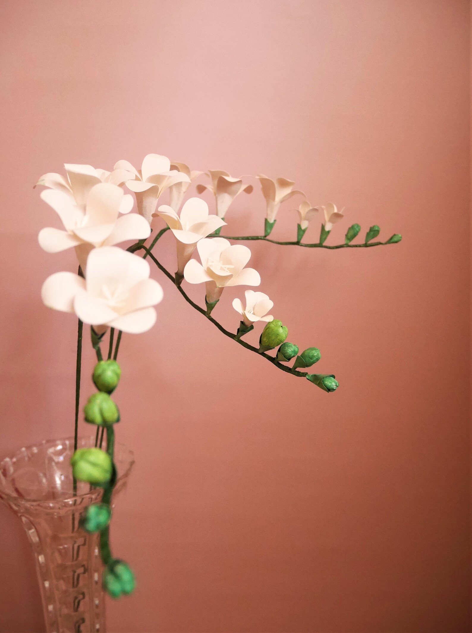 Freesia Paper Flower Templates Video Tutorial Digital | Etsy