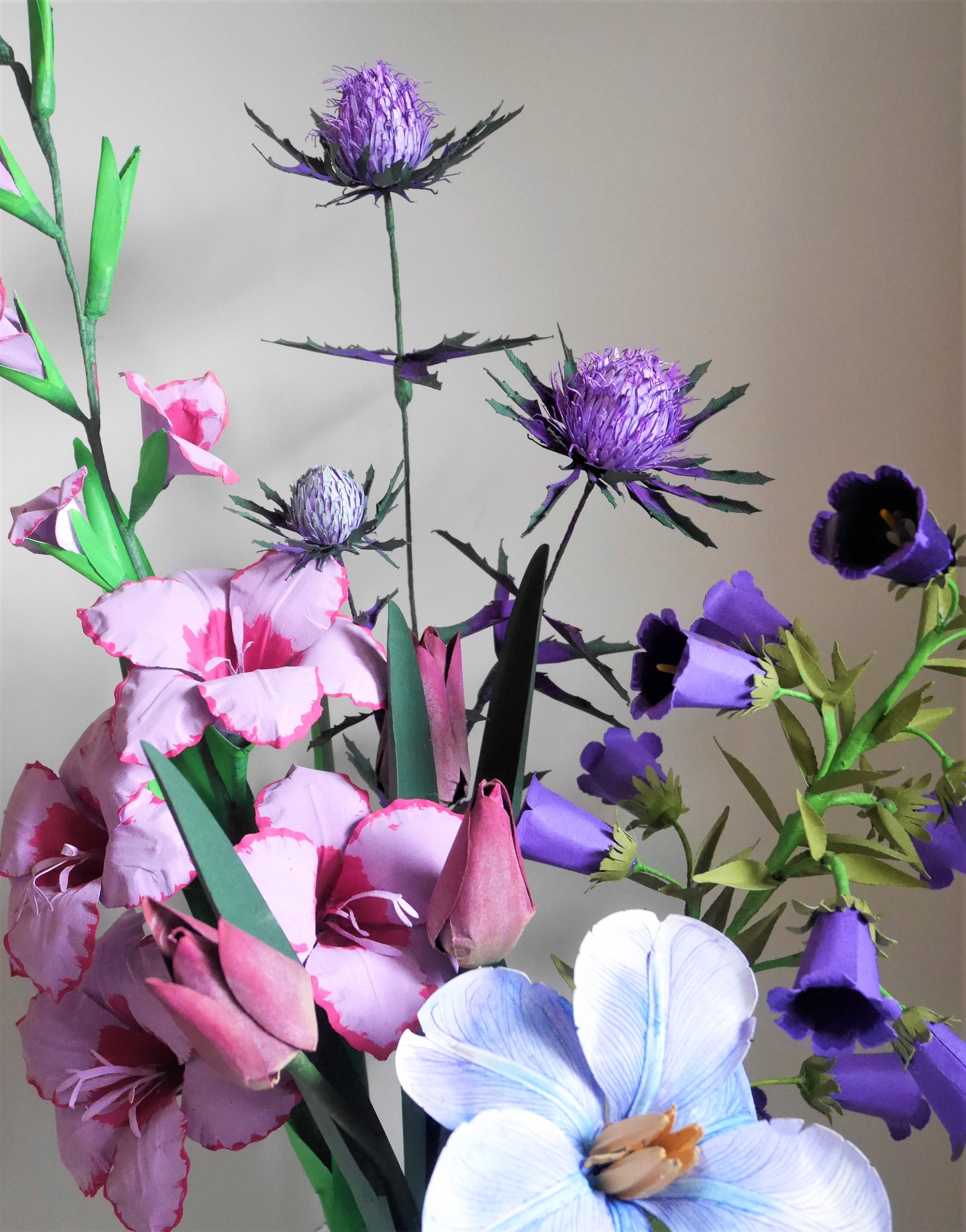 Thistle Paper Flower Templates Instant Download SVG - Etsy