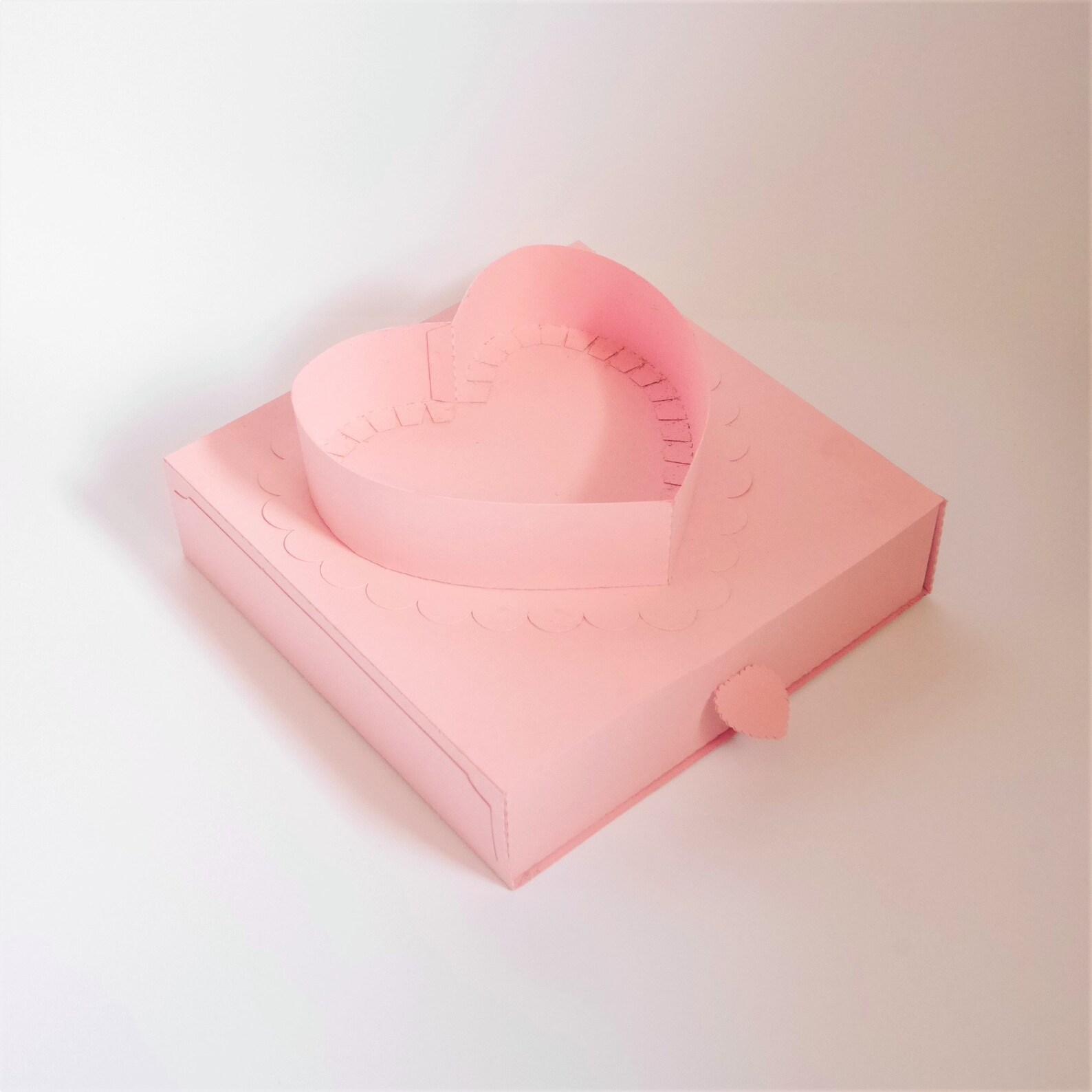 Bella Flower Box Paper Flowers 3D Box Templates Video | Etsy