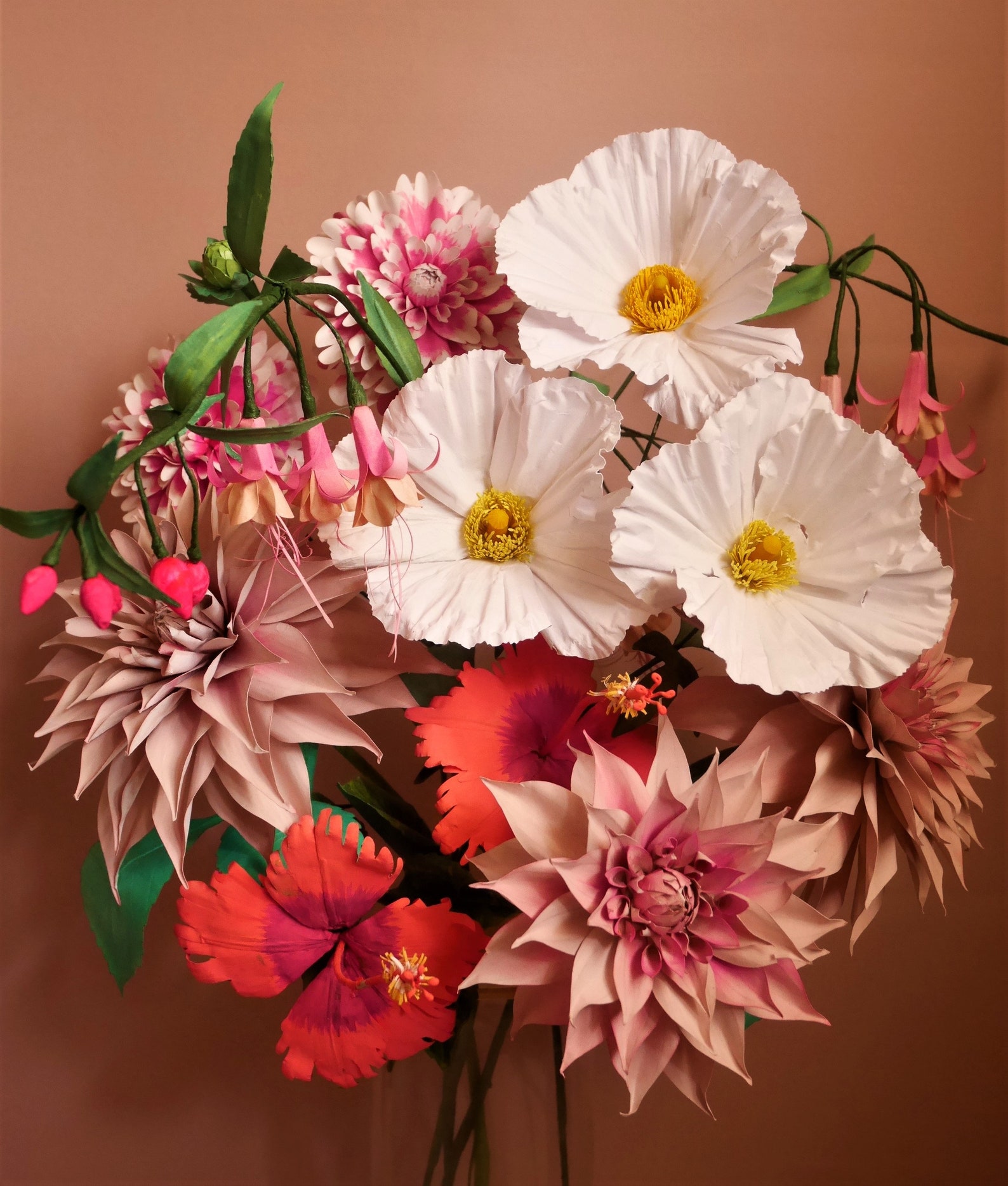 Verona Bouquet - Paper Flowers - Templates - Instant Download - Video ...