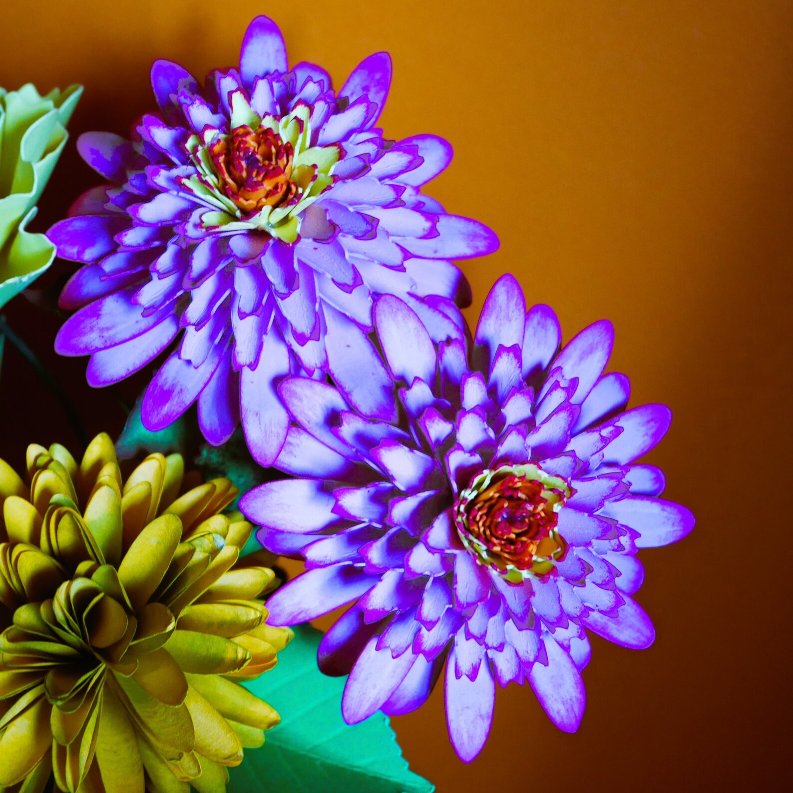Hestia Zinnia - Paper Flower - Templates - Instant Download - SVG ...
