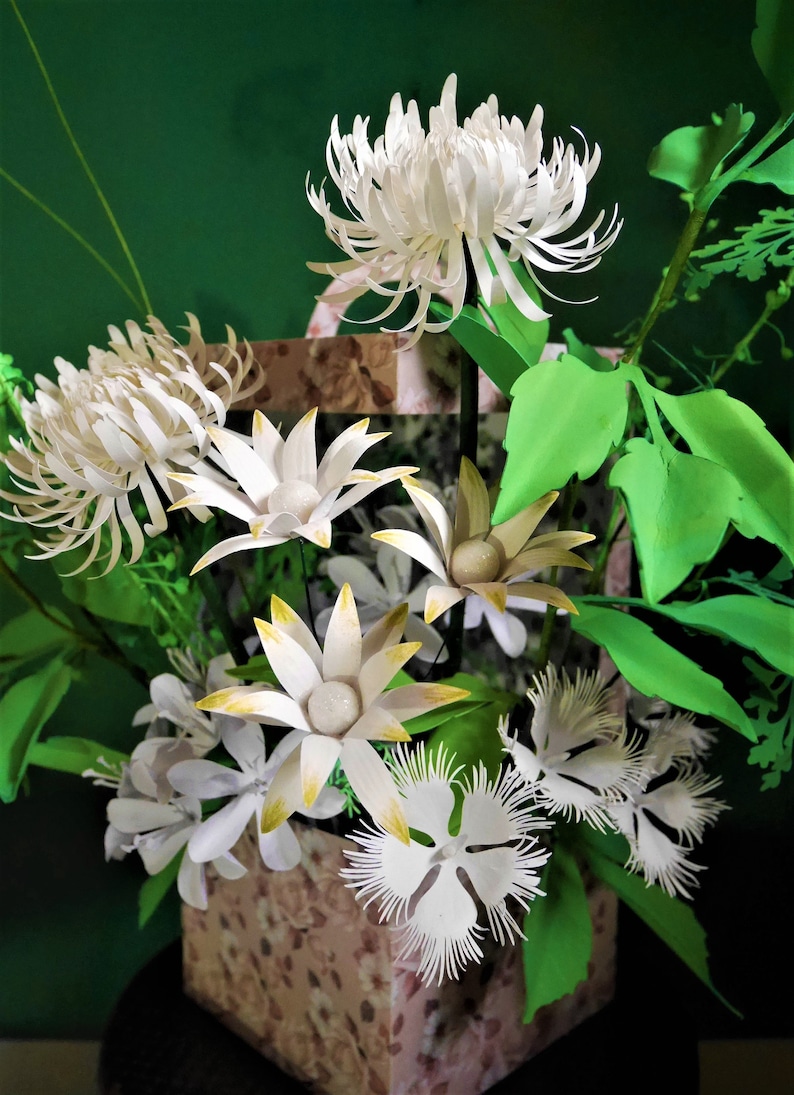 Ceres Flower Box Paper Flowers 3D Box Templates Video | Etsy