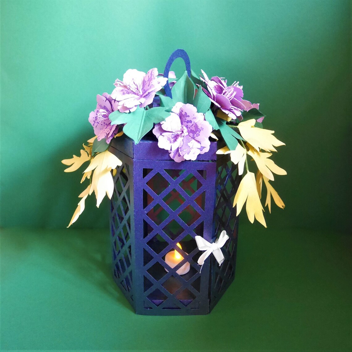 Nyx - 3D Lantern - Paper Flowers - Instant Download - Templates - Video ...