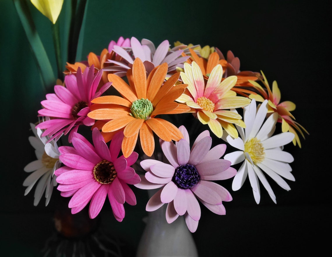 Commercial Use - Daisy - Flower Tempates - Video Tutorial - Digital ...