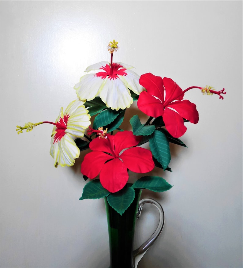 Hibiscus Paper Flower Templates Video Tutorial Instant - Etsy