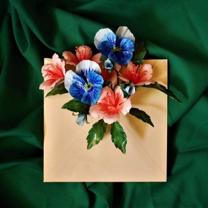 Pansy - Paper Flower - Templates - Video Tutorial - SVG - PDF ...