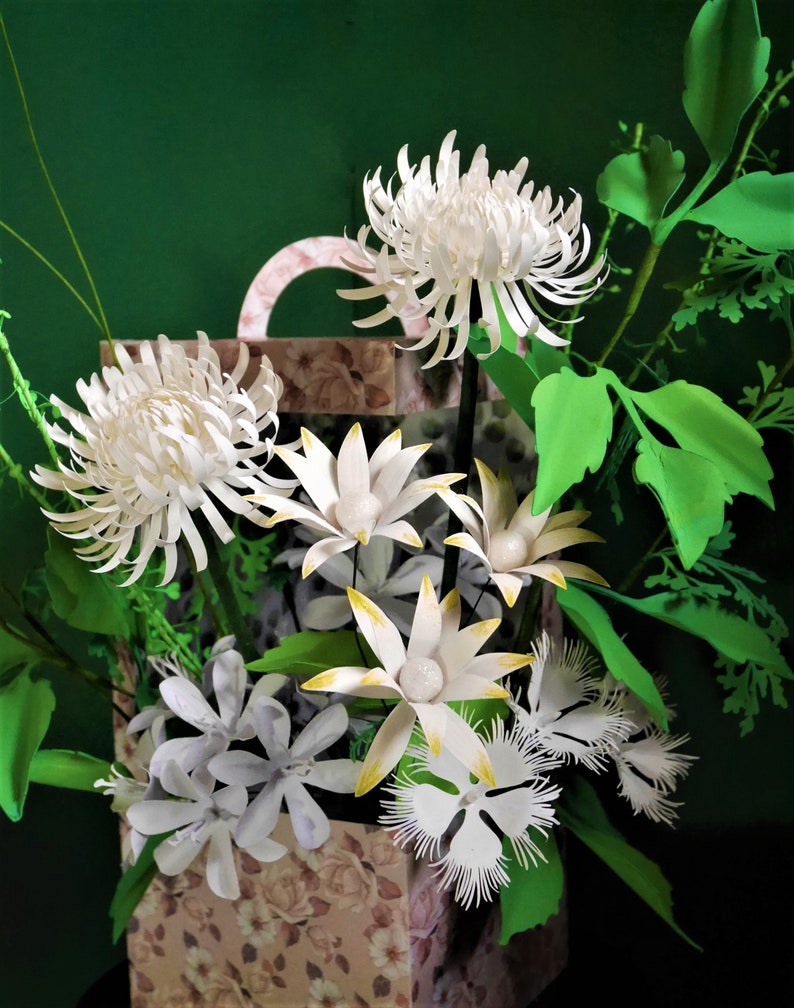 Ceres Flower Box Paper Flowers 3D Box Templates Video | Etsy