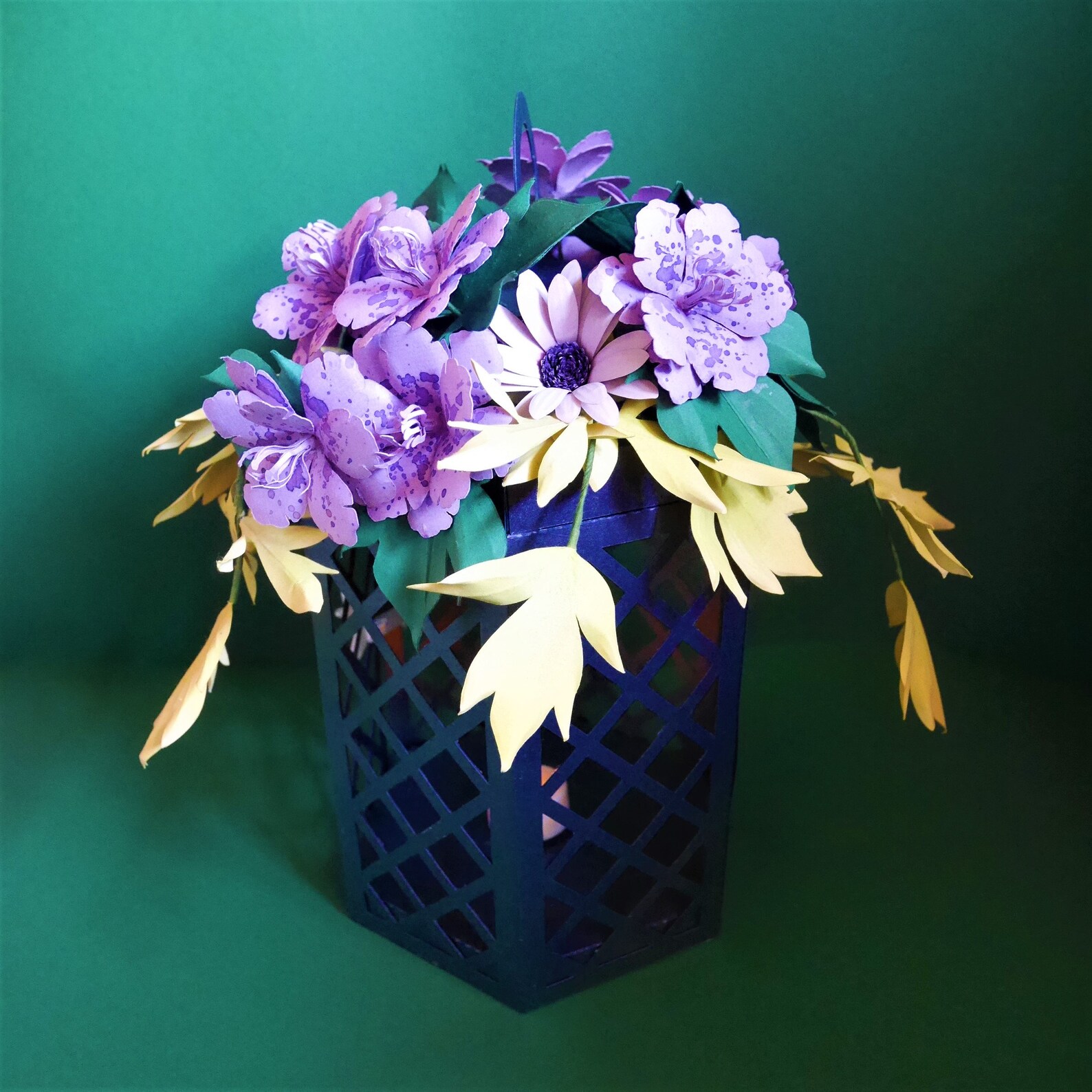 Nyx - 3D Lantern - Paper Flowers - Instant Download - Templates - Video ...