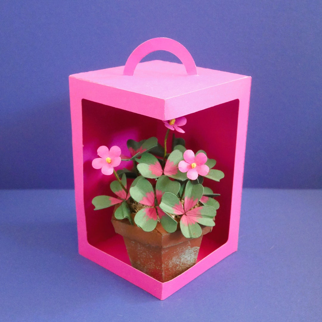 Clover Plant - Flower Box - Paper Flower - Templates - Instant Download ...