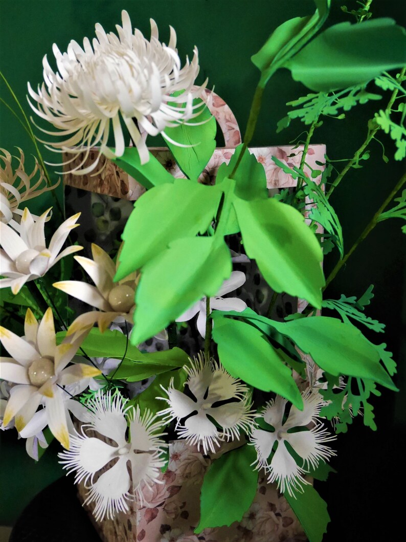 Ceres Flower Box Paper Flowers 3D Box Templates Video | Etsy