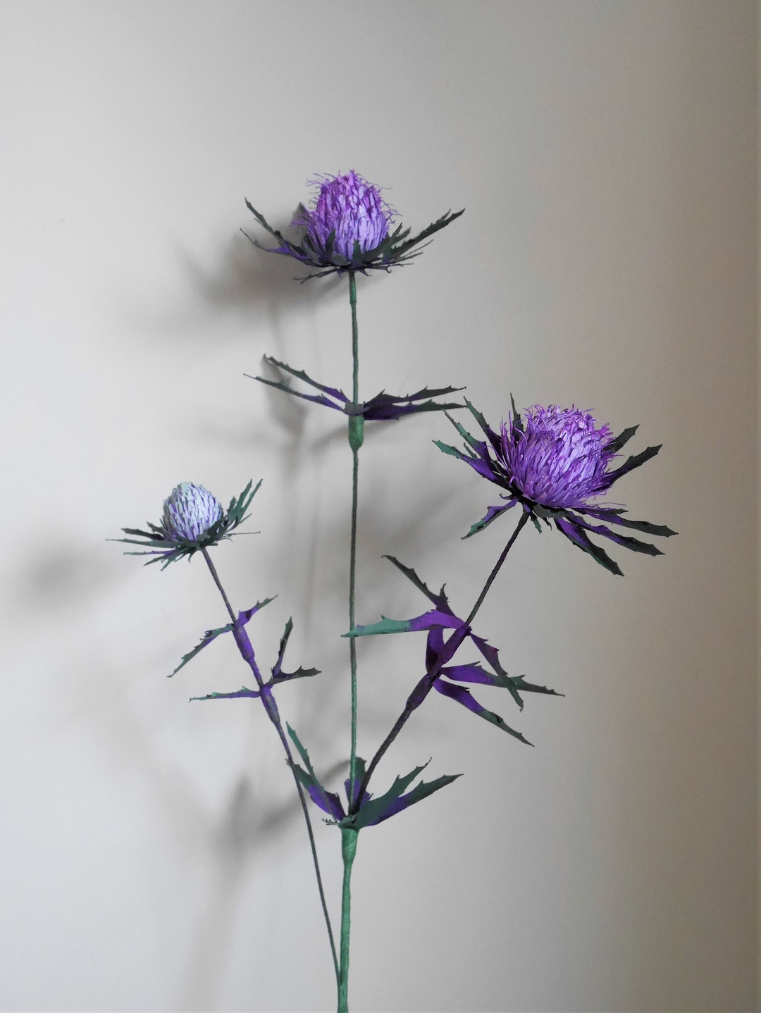 Thistle - Paper Flower - Templates - Instant Download - SVG ...