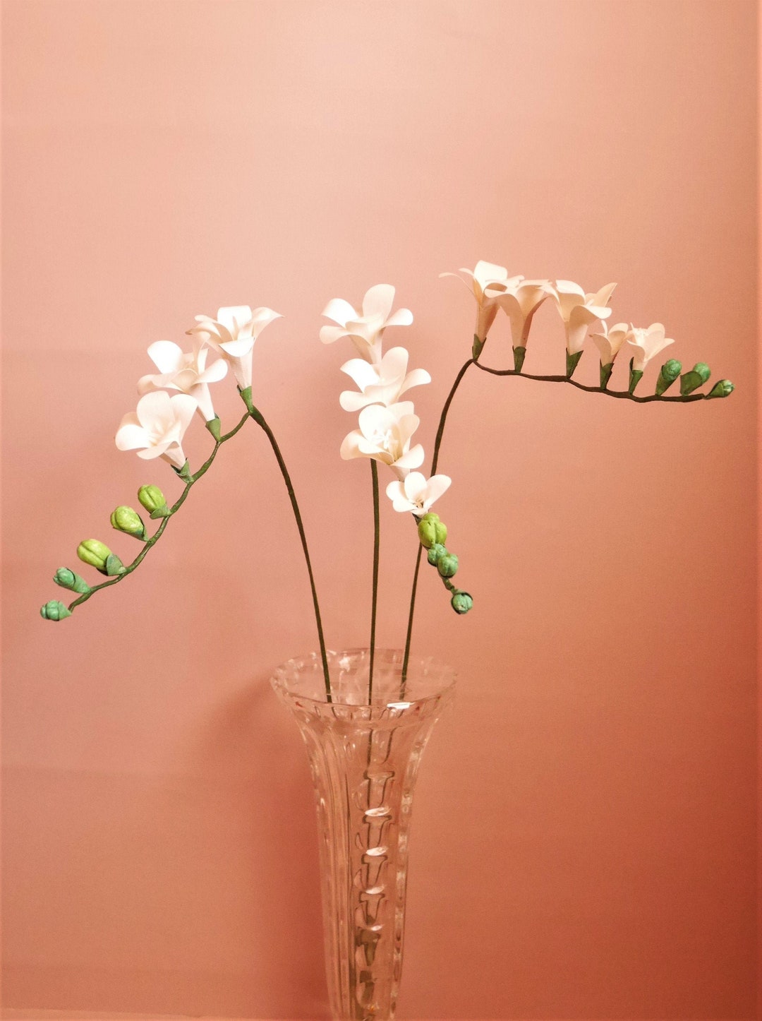 Freesia - Paper Flower - Templates - Video Tutorial - Instant Download ...