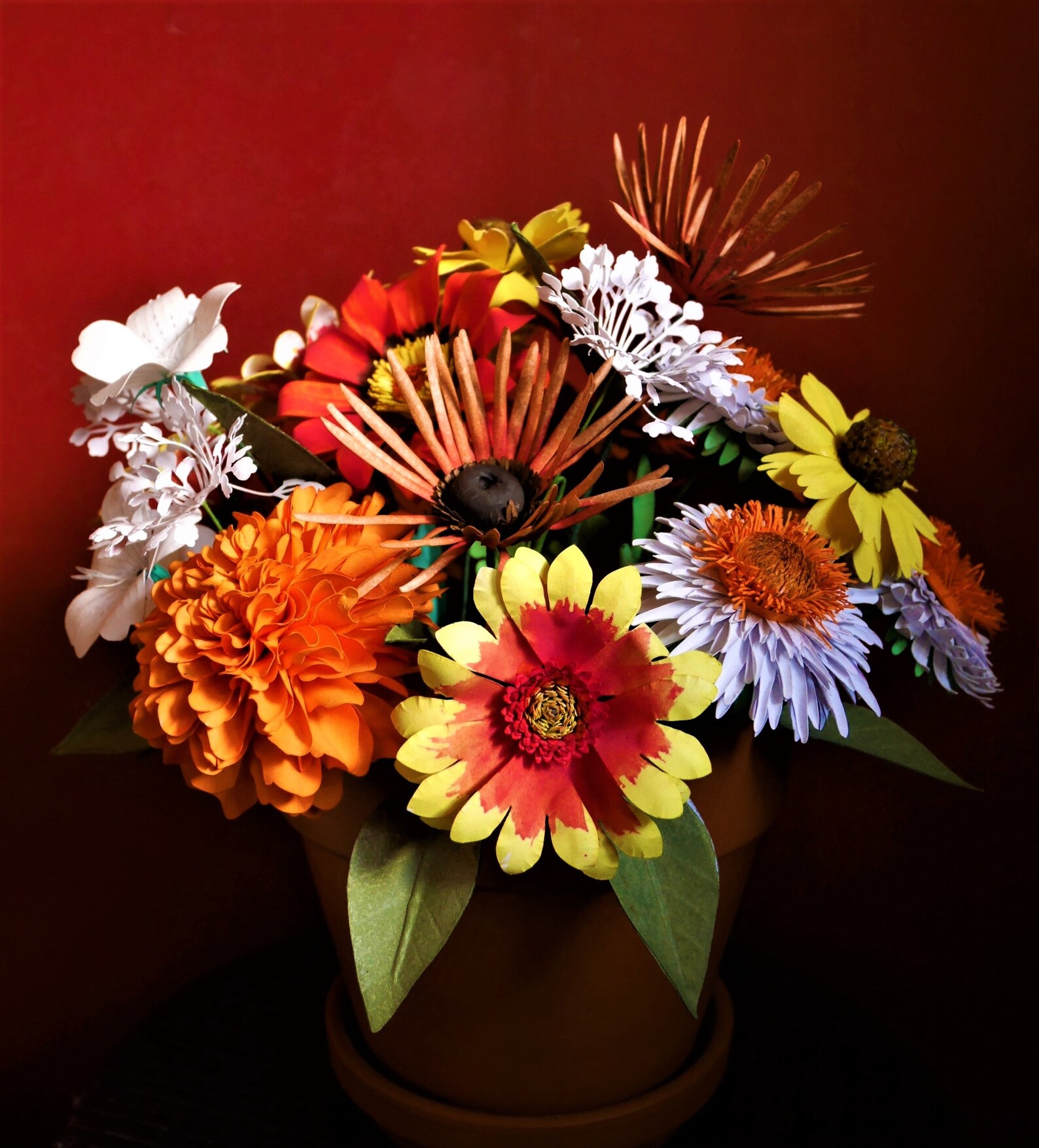 Straw Flower Paper Flowers Templates Video Tutorial | Etsy