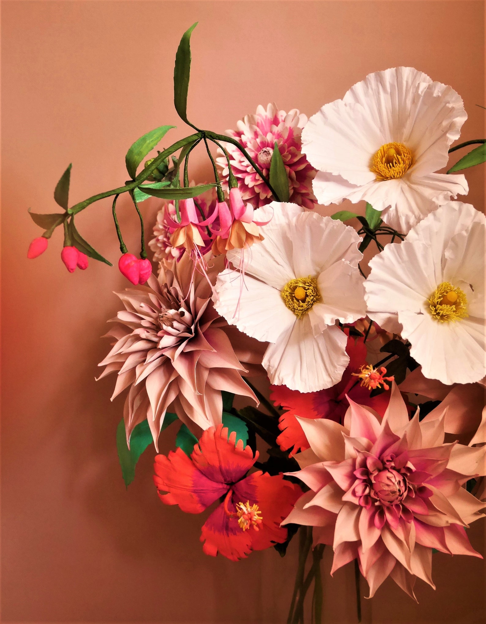 Verona Bouquet - Paper Flowers - Templates - Instant Download - Video ...