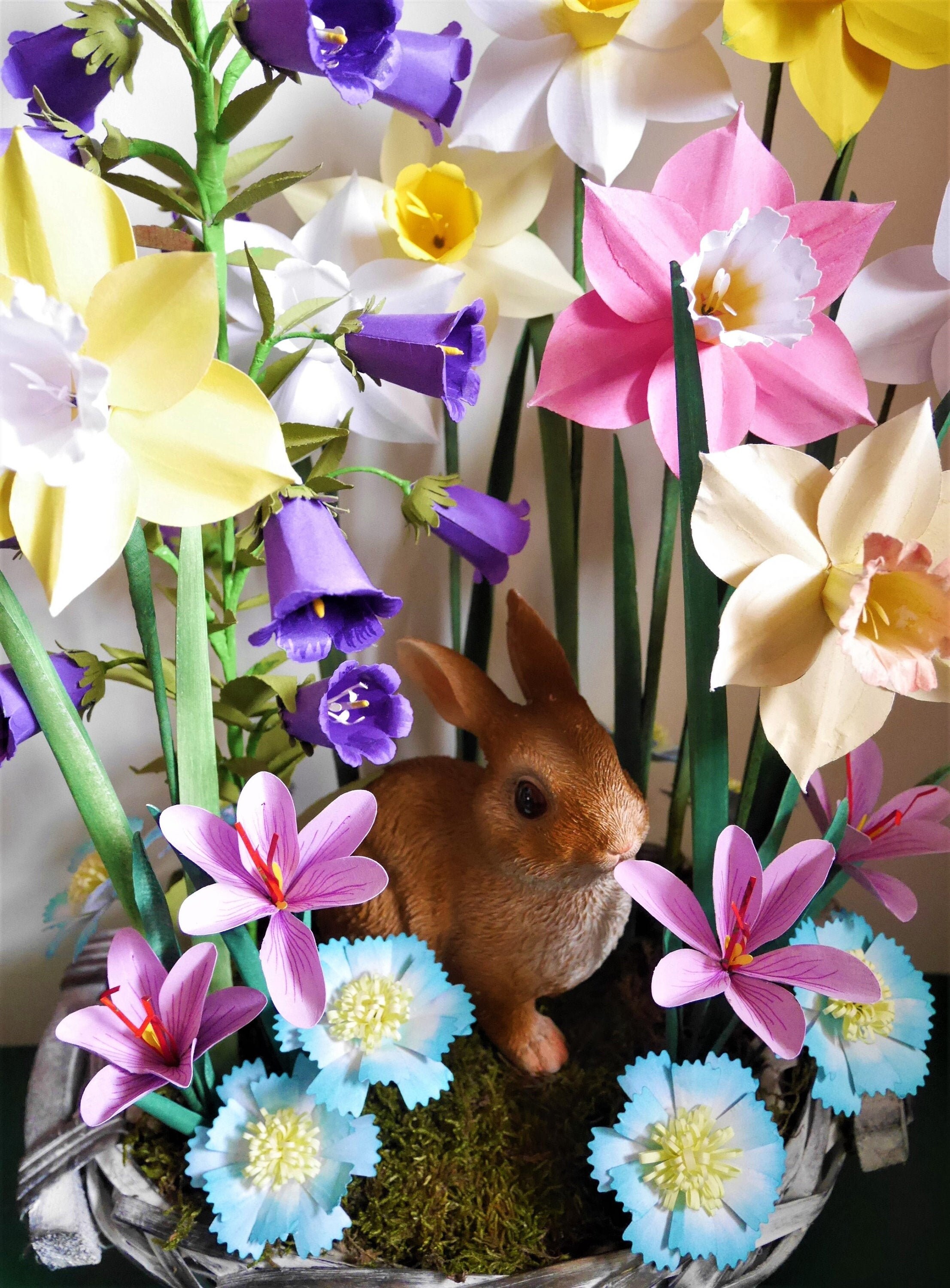 Easy Saffran Crocus Basket Grass Templates Digital | Etsy