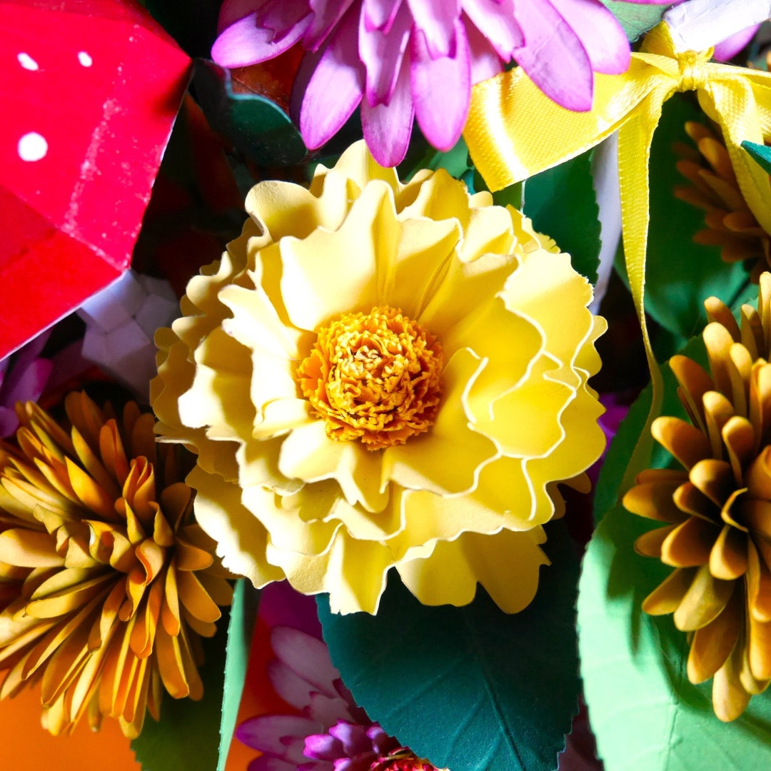 Hestia Paper Flower Template: DIY SVG, Cricut, Silhouette (instant ...