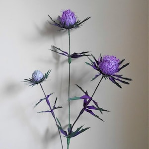 Commercial Use - Thistle - Paper Flower Templates - Digital Delivery ...