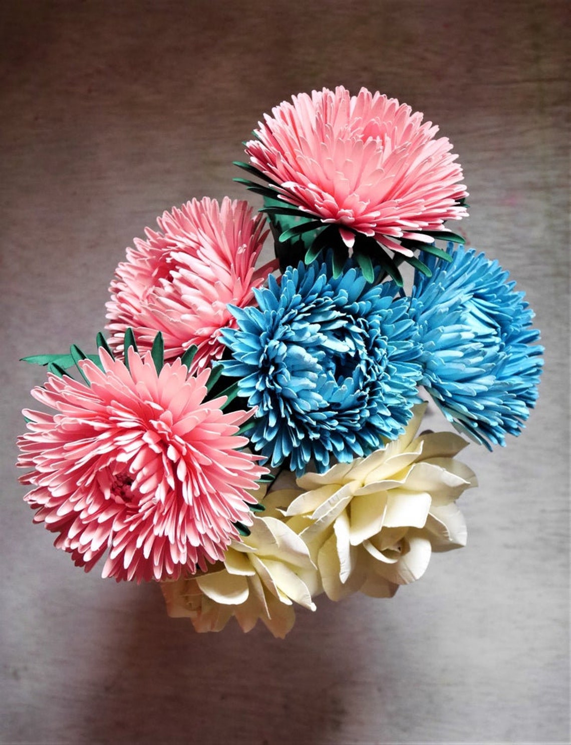 For Commercial Use: China Aster Paper Flower Templates - Etsy