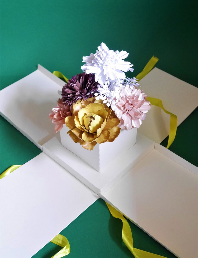Pandora Paper Flowers Flower Box Templates DIY - Etsy