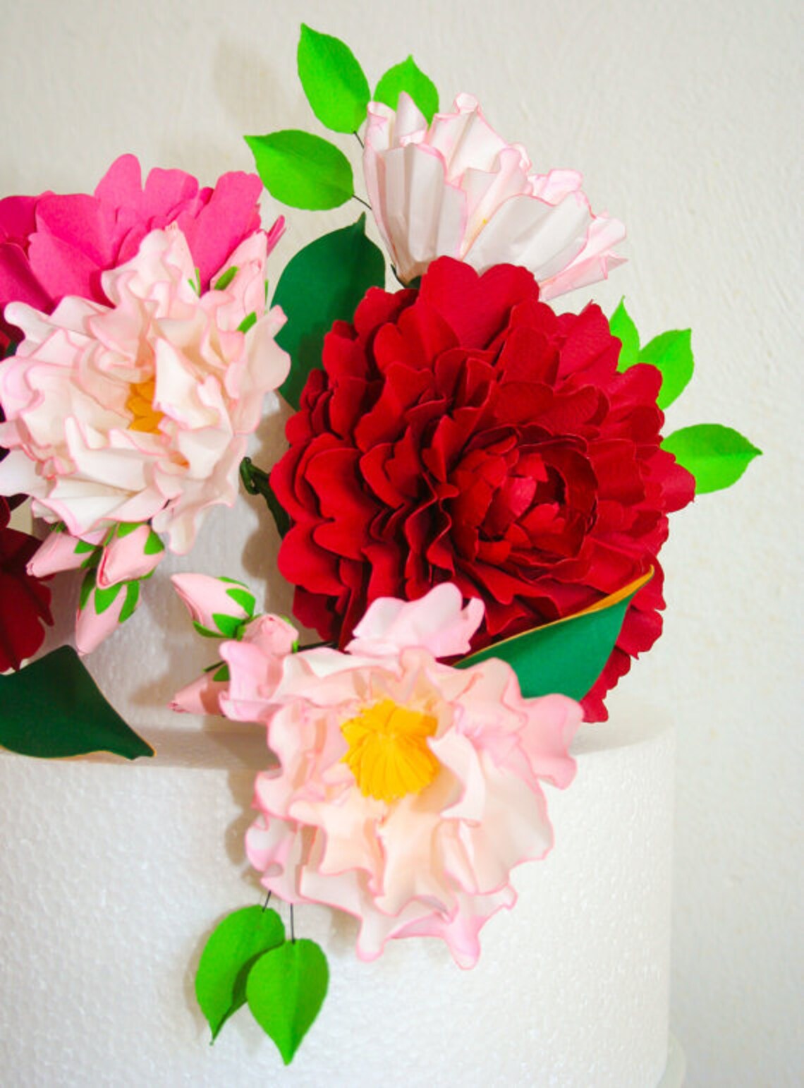 Garden Rose Majestic Paper Flower Templates DIY - Etsy