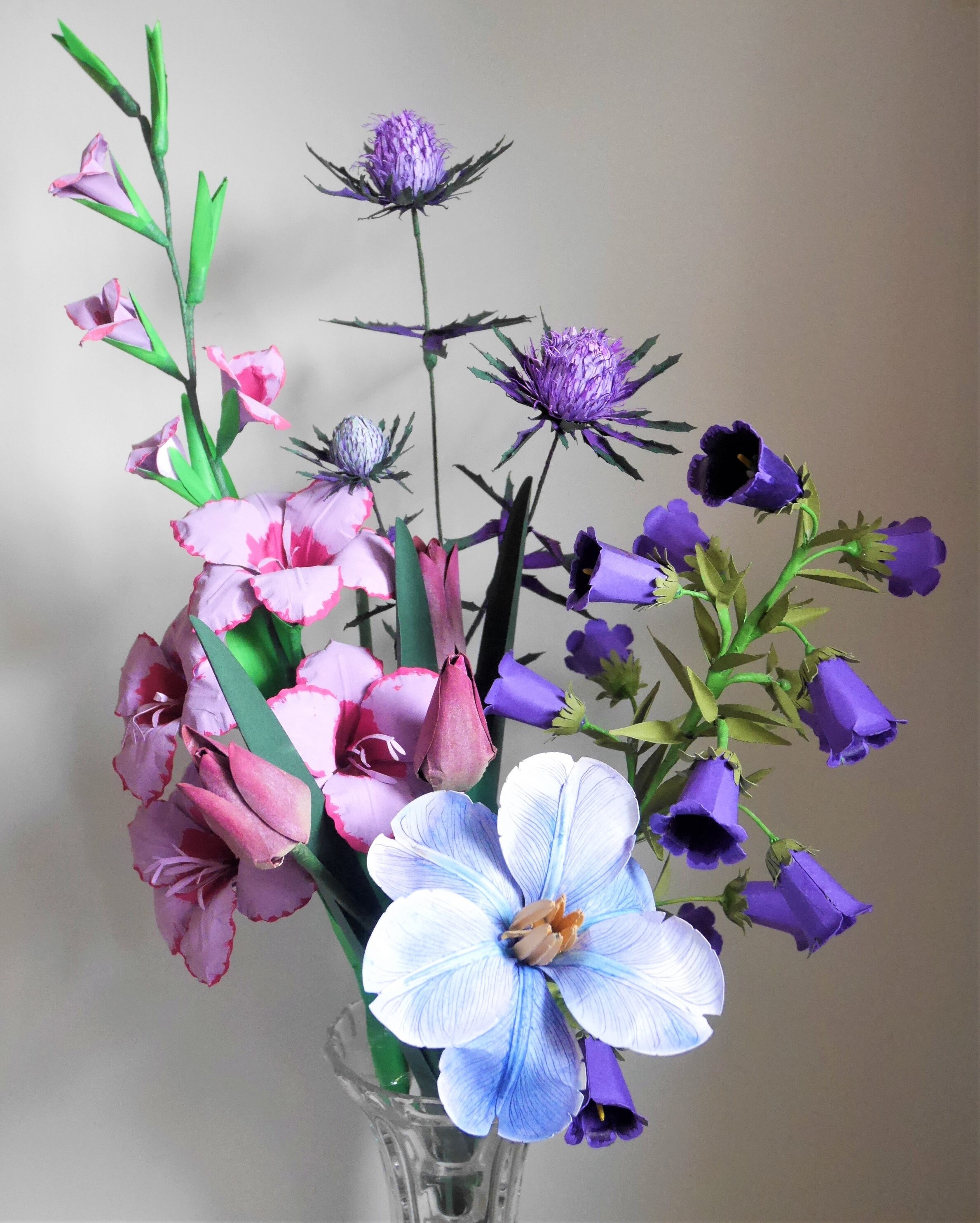 Thistle Paper Flower Templates Instant Download SVG - Etsy