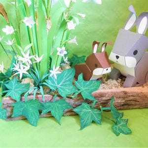 Ivy - Paper Plant - Templates - Instant Download - SVG - Silhouette ...