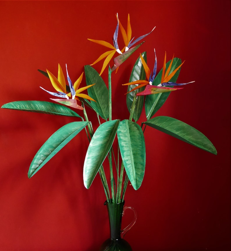 Bird of Paradise - Paper Flower - Templates - Digital Delivery - SVG ...