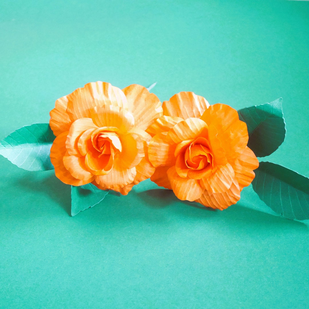 Flower Bag Rose - Templates - Paper Flowers - Instant Download - Video ...