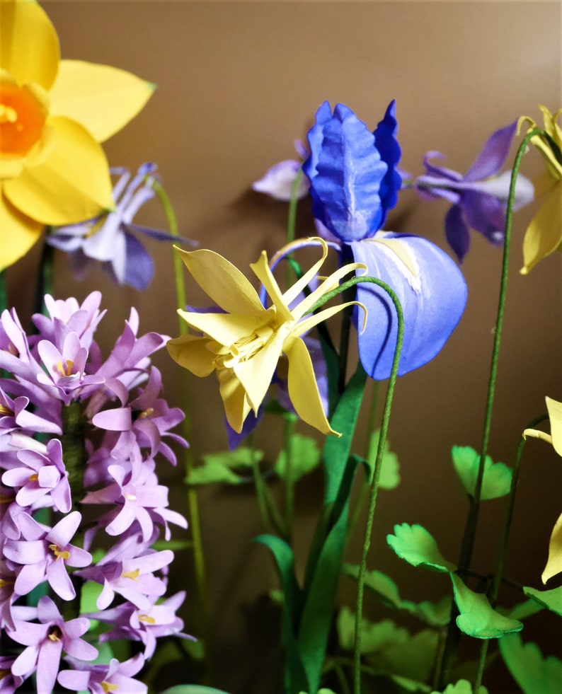 Columbine Flower - Templates - Paper Flower - Instant Download - Video ...