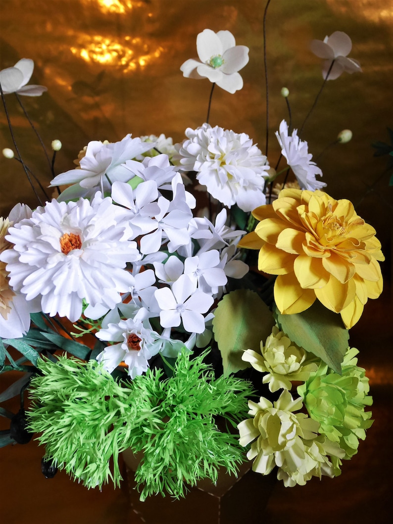 Dianthus Green Trick - Pom Pom - Templates - Paper Flowers - Instant ...