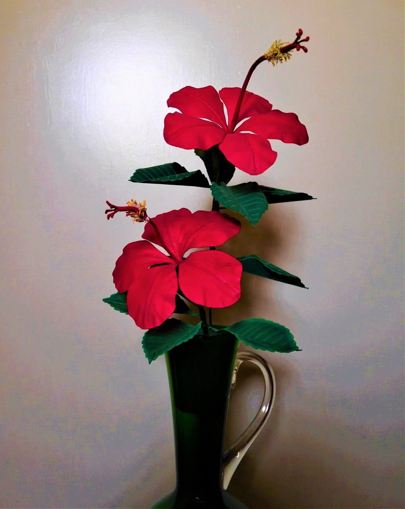 Hibiscus Paper Flower Templates Video Tutorial Instant - Etsy