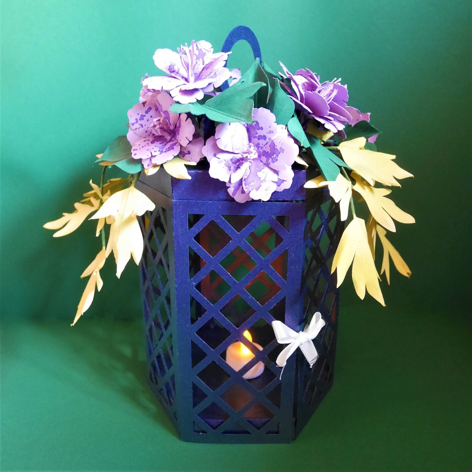 Nyx - 3D Lantern - Paper Flowers - Instant Download - Templates - Video ...