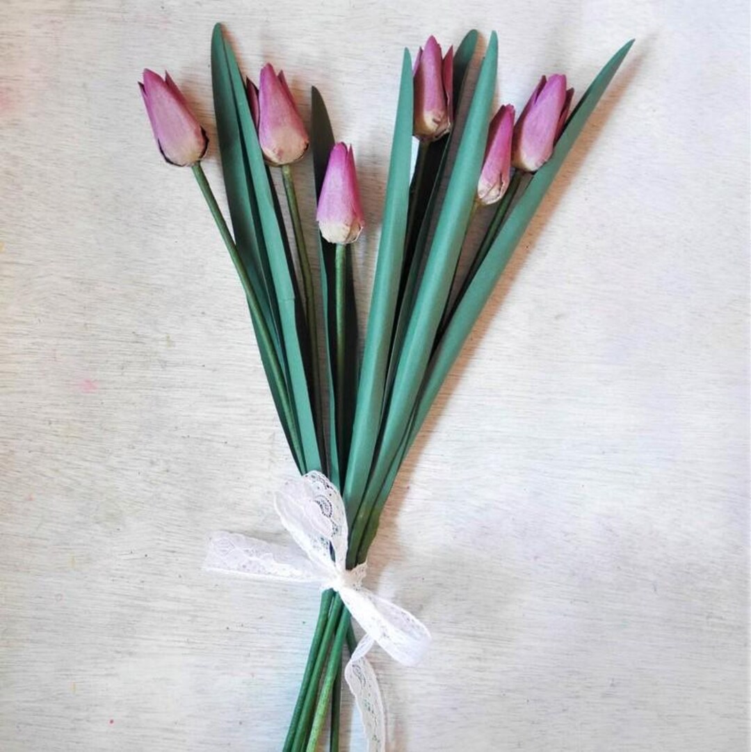 Paper Tulip Flower Templates: DIY Craft (instant Download) - Etsy