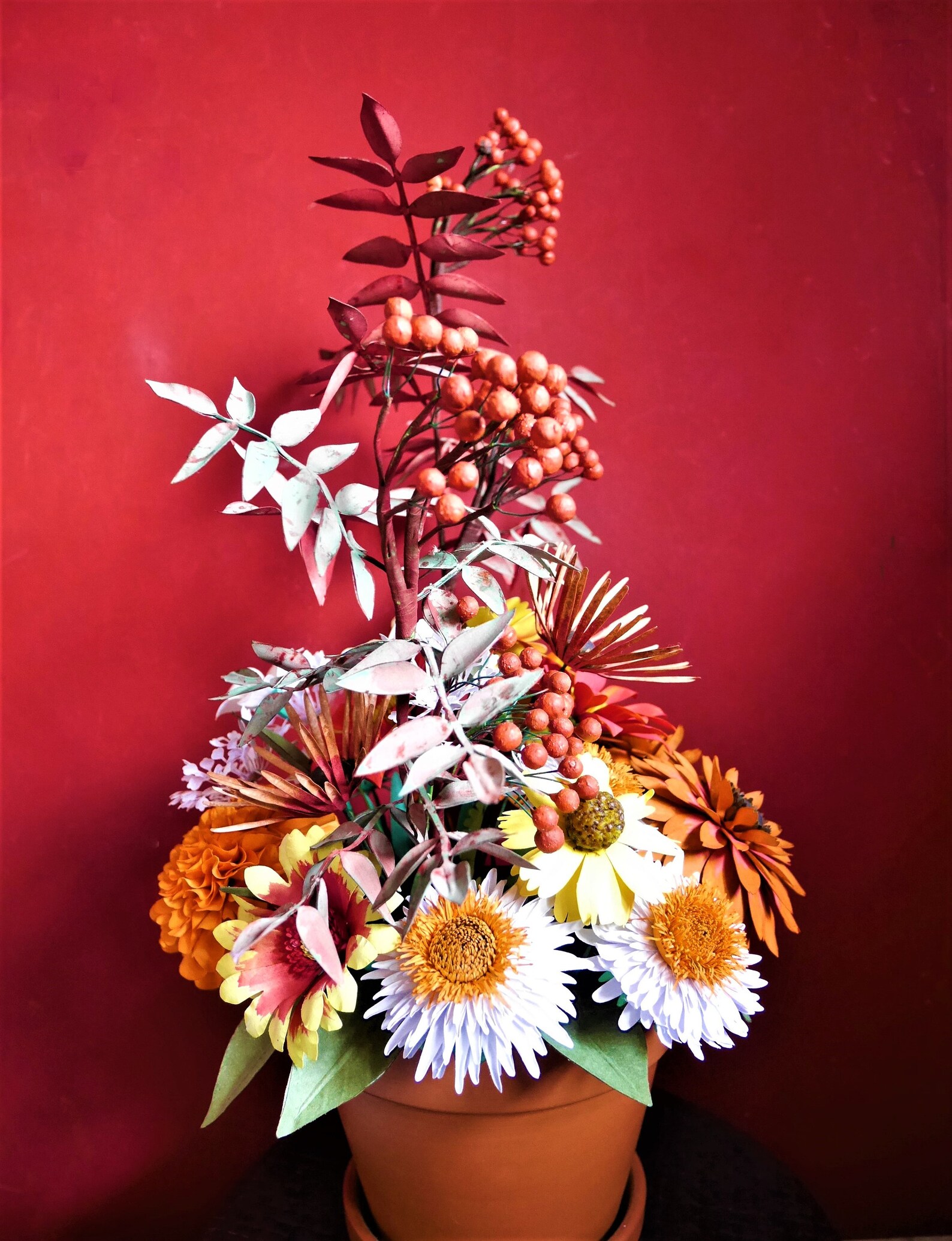 Straw Flower - Paper Flowers - Templates - Video Tutorial - Instant ...