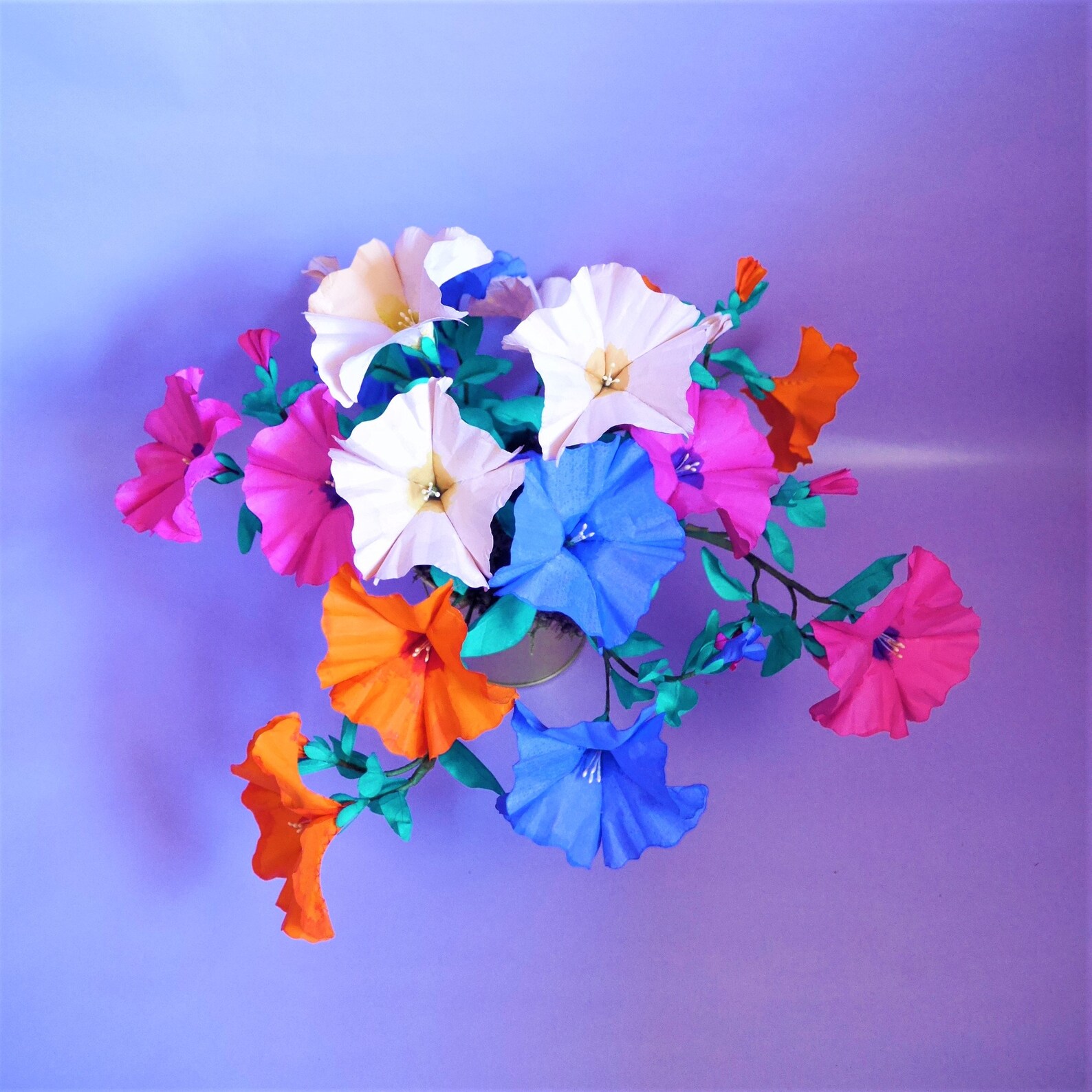 Petunia - Paper Flowers - Templates - Instant Download - Video Tutorial ...