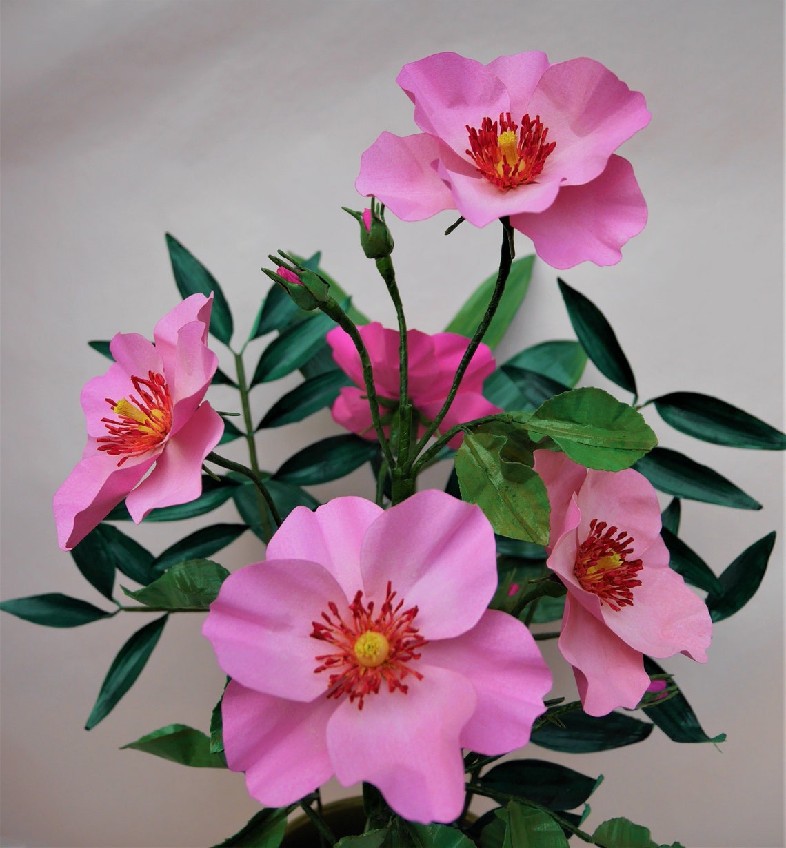 Wild Roses - Paper Flowers - Templates - Tutorial (read Description ...