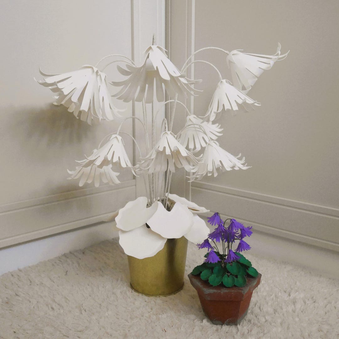 Alpine Snowbell - Paper Flowers - Templates - Instant Download - Video ...