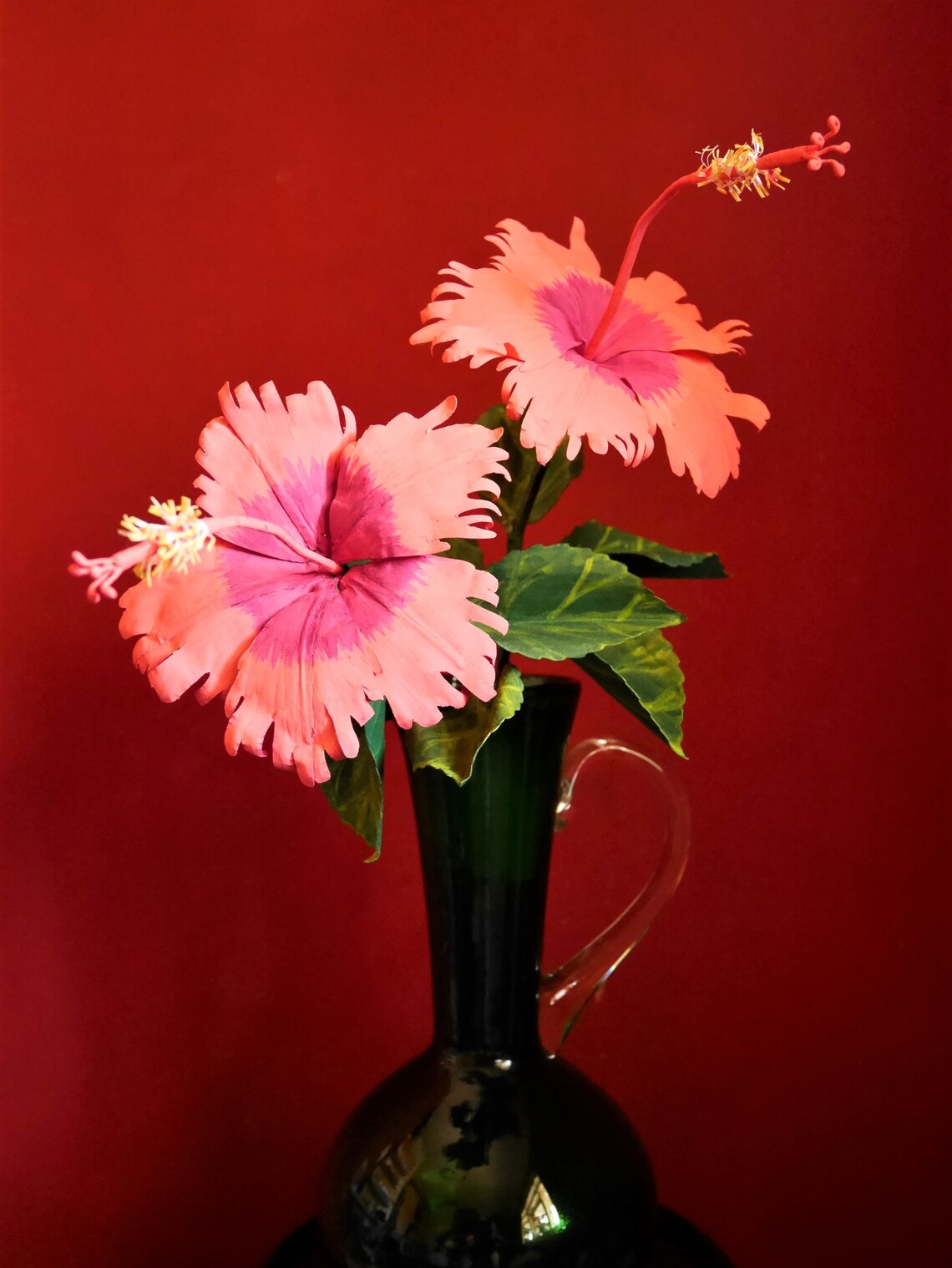 Hawaiian Hibiscus Paper Flower Templates Video Tutorial - Etsy