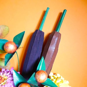 3D Cattail - Templates - Paper Flowers - Instant Download - Video ...