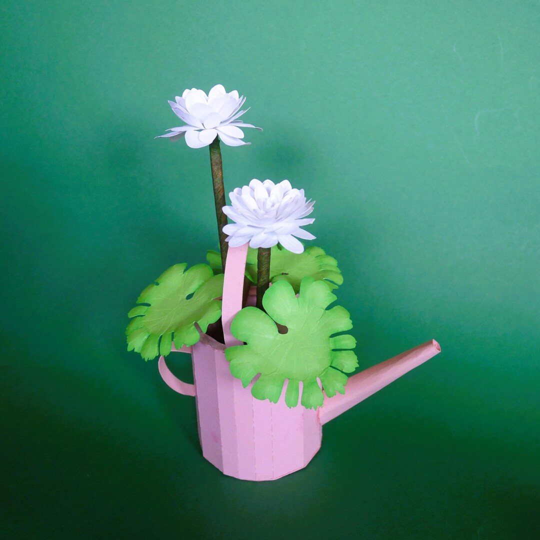 Double Bloodroot - Templates - Paper Flowers - Instant Download - Video ...