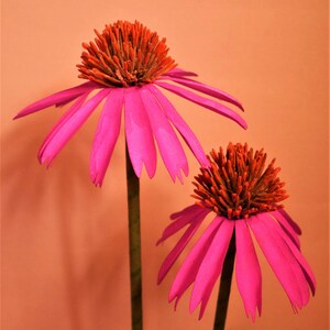 Cone Flower - Paper Flower - Templates - Video Tutorial - Instant ...